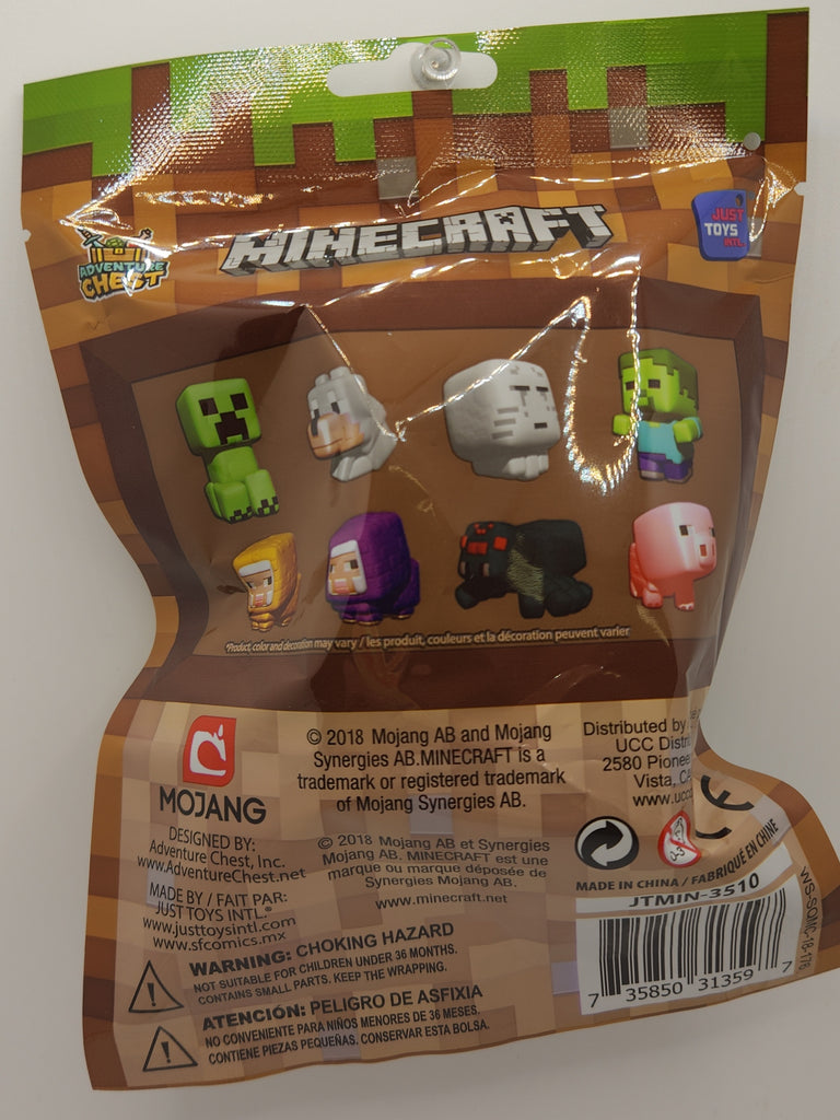 Yellow Sheep Minecraft Squish Me Toy Series 1 NEW anti Stress Mojang 2 ...