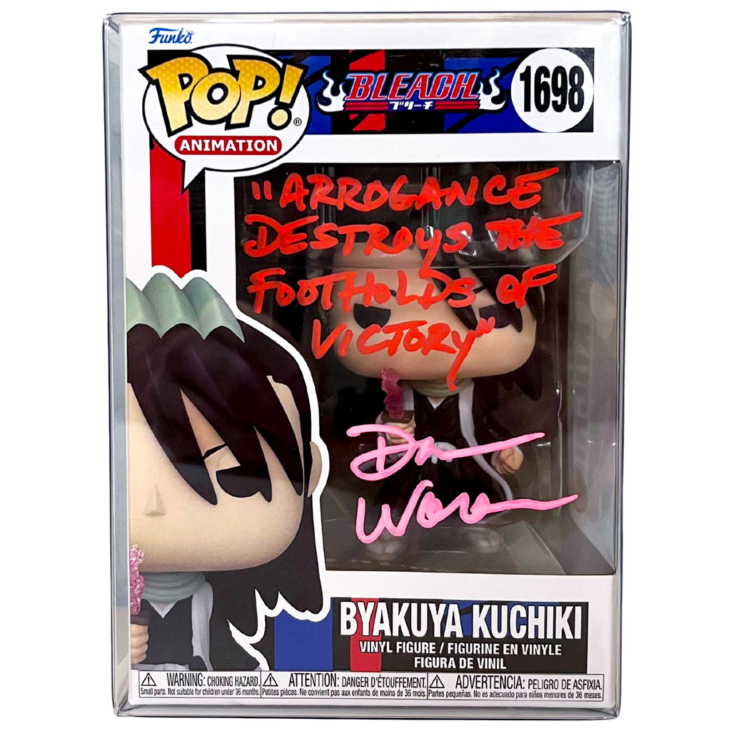 Funko POP! Byakuya Kuchiki Bleach #1698 [Autographed w/Quote] | Toy Temple