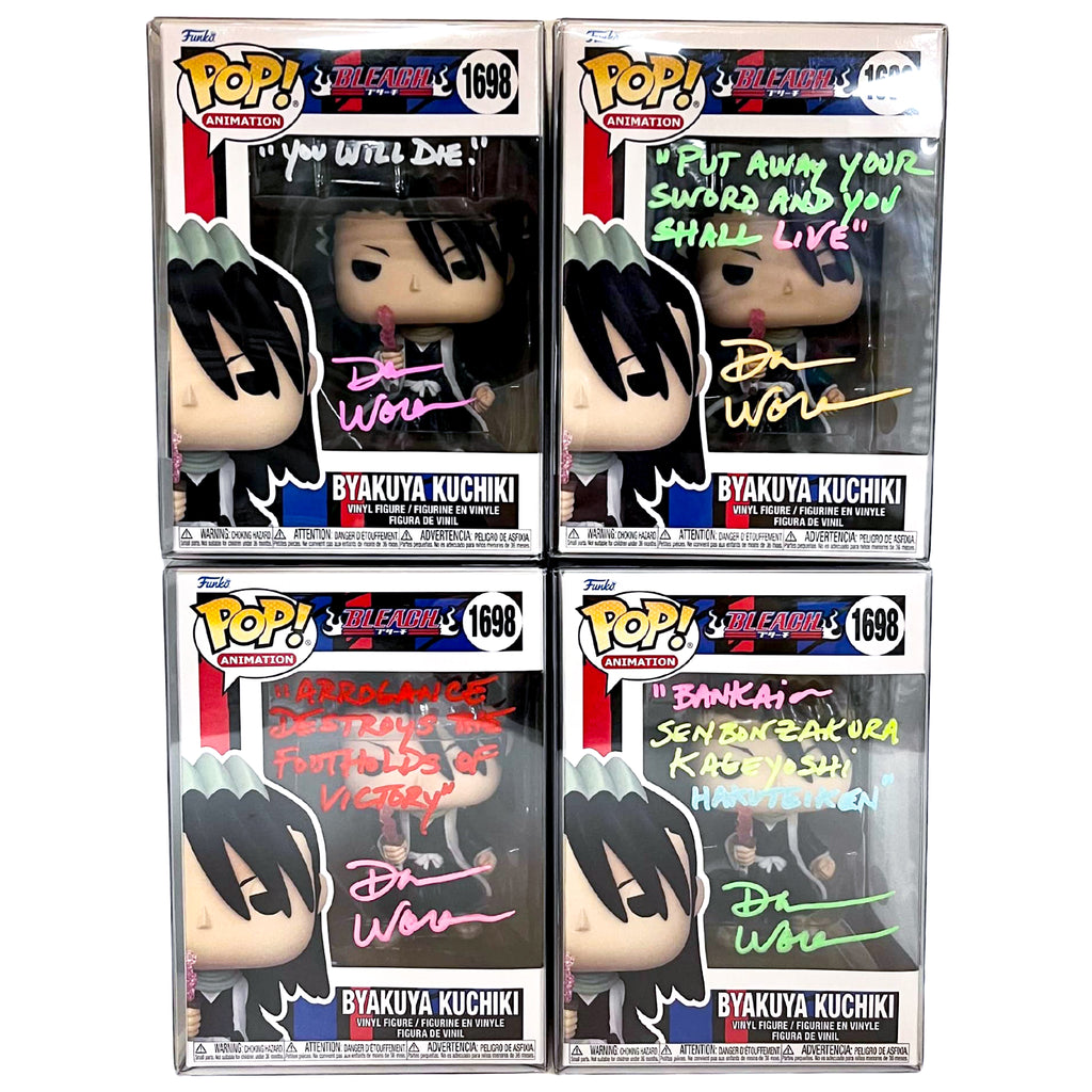 Funko POP! Byakuya Kuchiki Bleach #1698 [Autographed w/Quote] | Toy Temple
