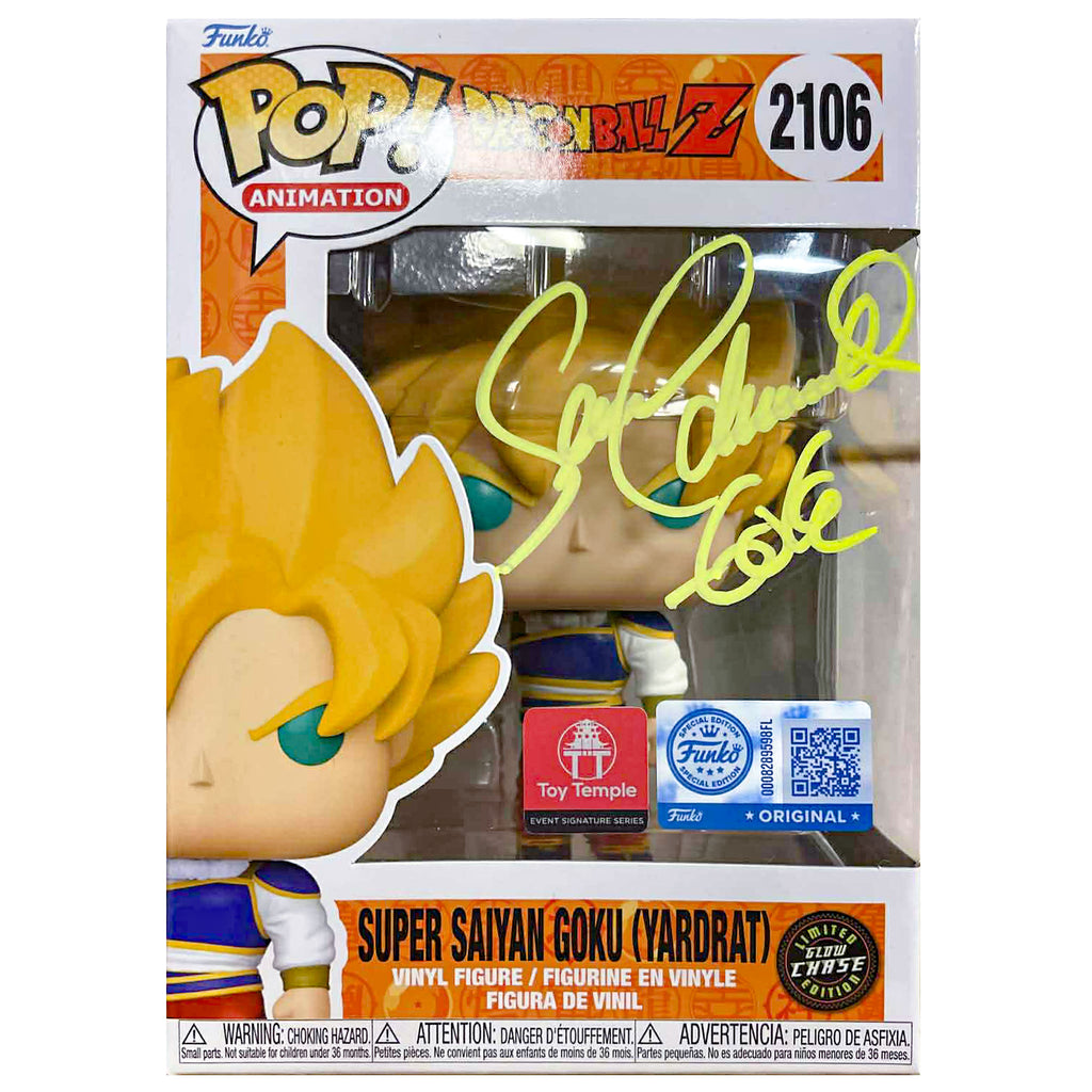 Funko POP! Super Sayan Goku (Yardrat) Dragon Ball Z #2106 (Glow Chase ...