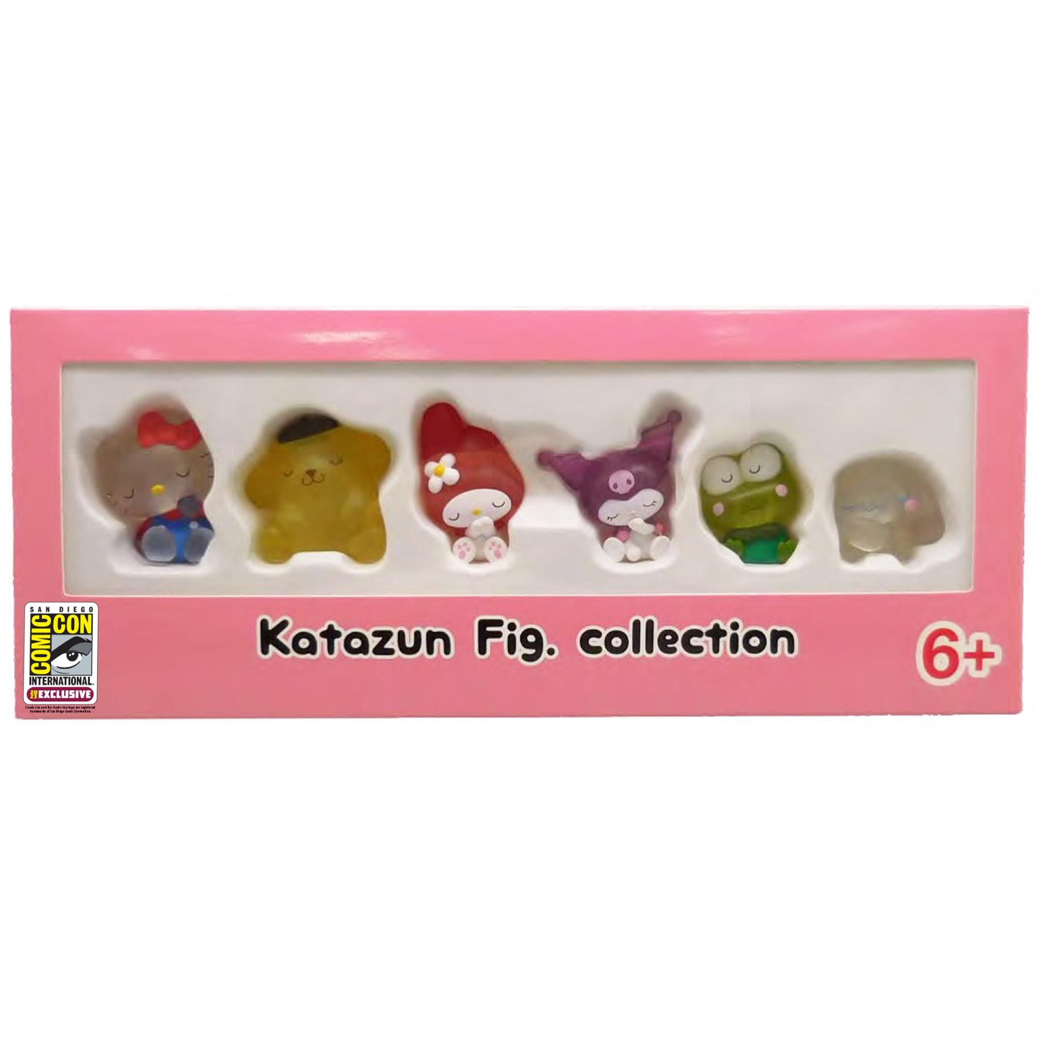 Sanrio Hello Kitty & Friends Katazun 6 Pcs Translucent Figure Collecti ...